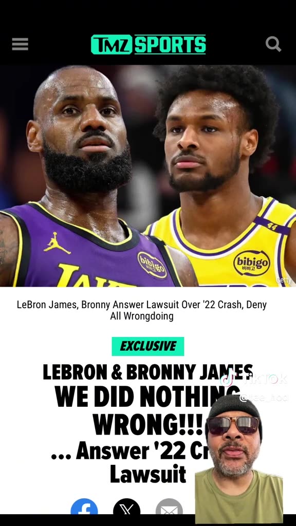 LeBron & Bronny James We Did Nothing Wrong!!!