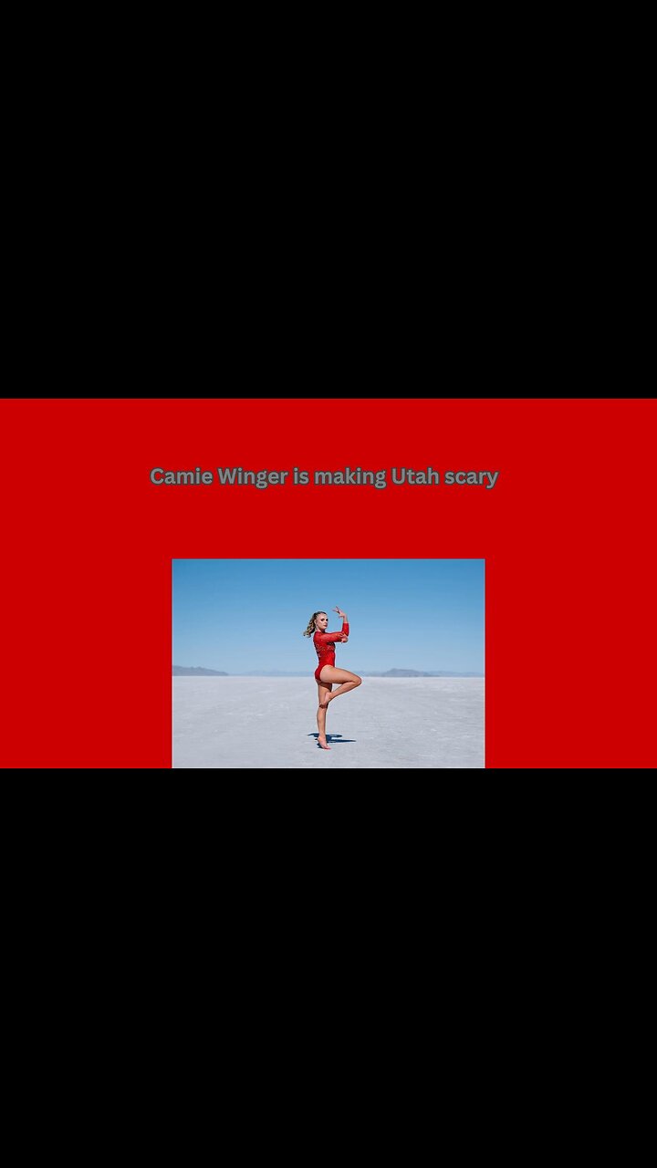 Camie Winger is developing into a very scary gymnast at Utah