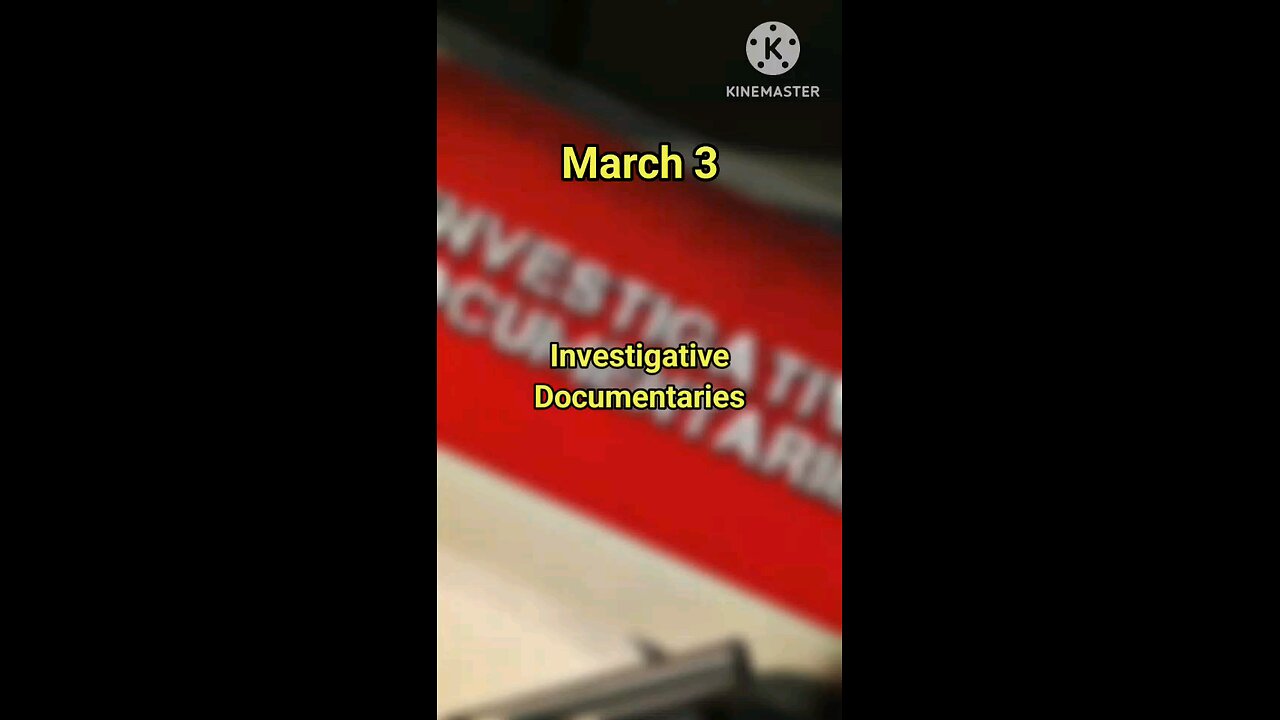 ON THIS DAY: Investigative Documentaries| March 3, 2025 | #onthisday