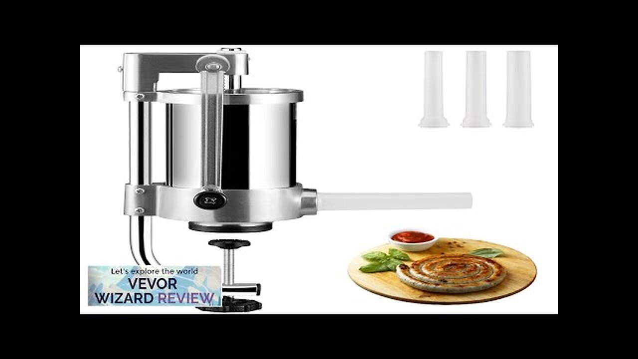 VEVOR Sausage Stuffer 2.5LBS/1.5L Capacity Homemade Sausage Maker ...