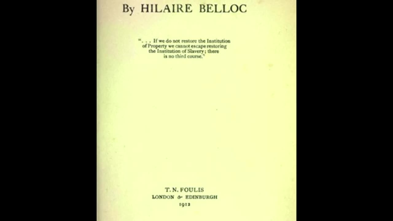 The Servile State by Hilaire Belloc