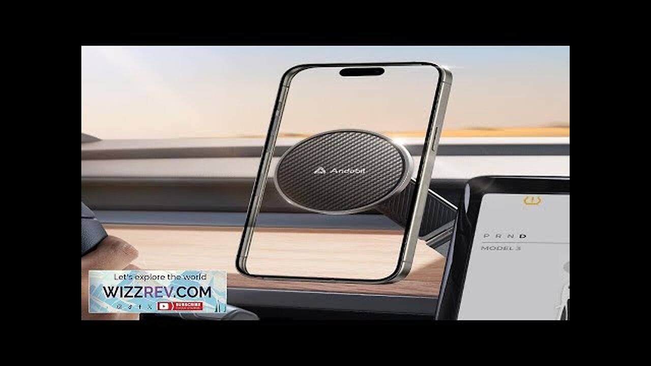 andobil 2024 Newest Tesla Phone Mount Strong Magnets & Foldable MagSafe ...