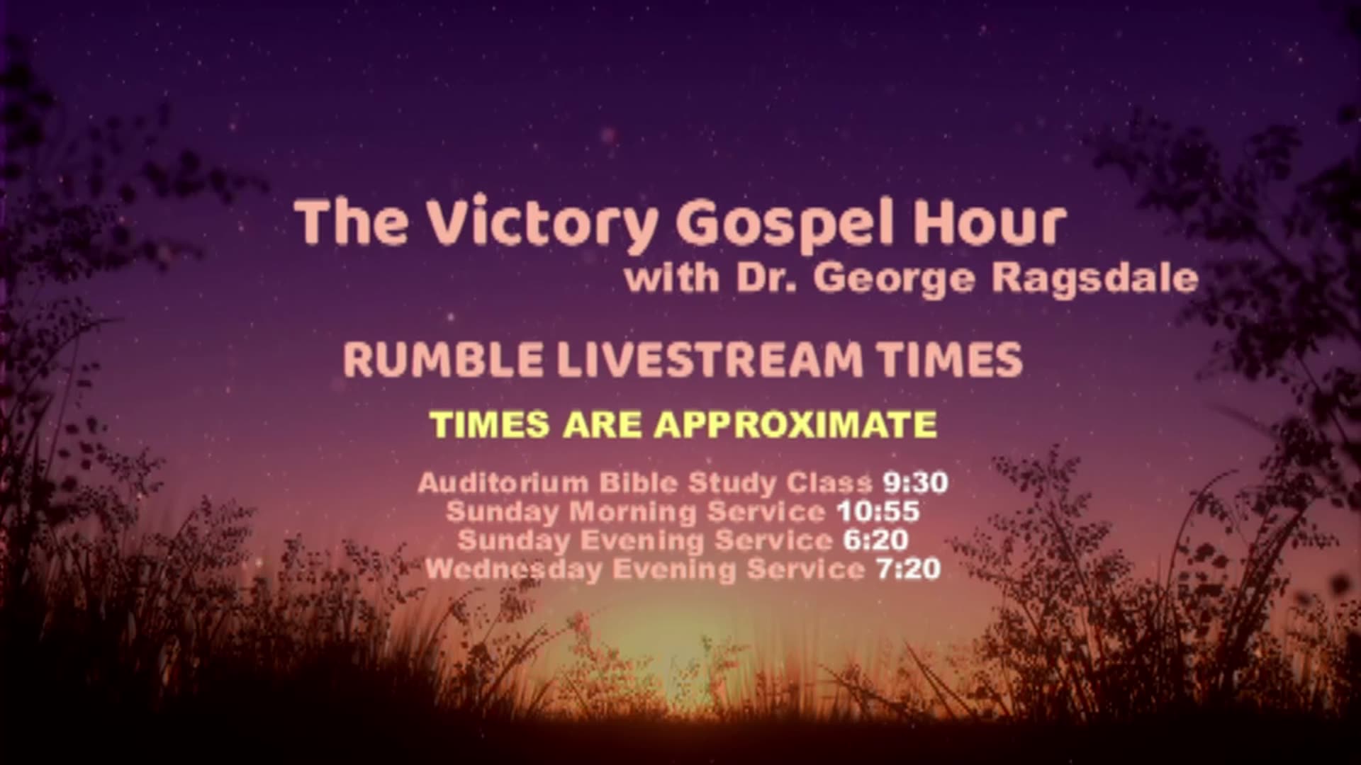 Welcome to our livestream service! West Marion Baptist Church, Sunday ...