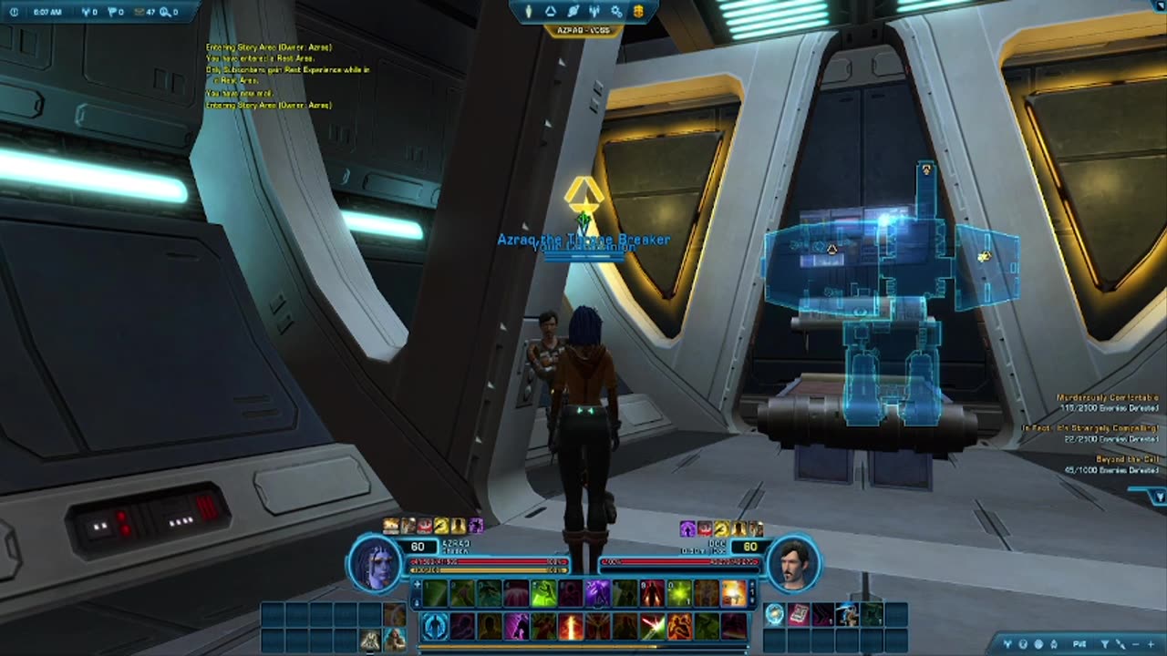 SWTOR: Star Wars: The Old Republic Female Jedi Knight and Doc Archiban ...