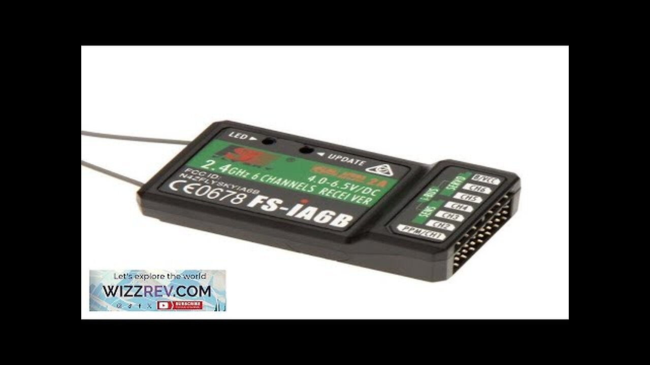 FlySky 2.4G 6CH FS-iA6B Receiver PPM Output With iBus Port FS-iA6B Review