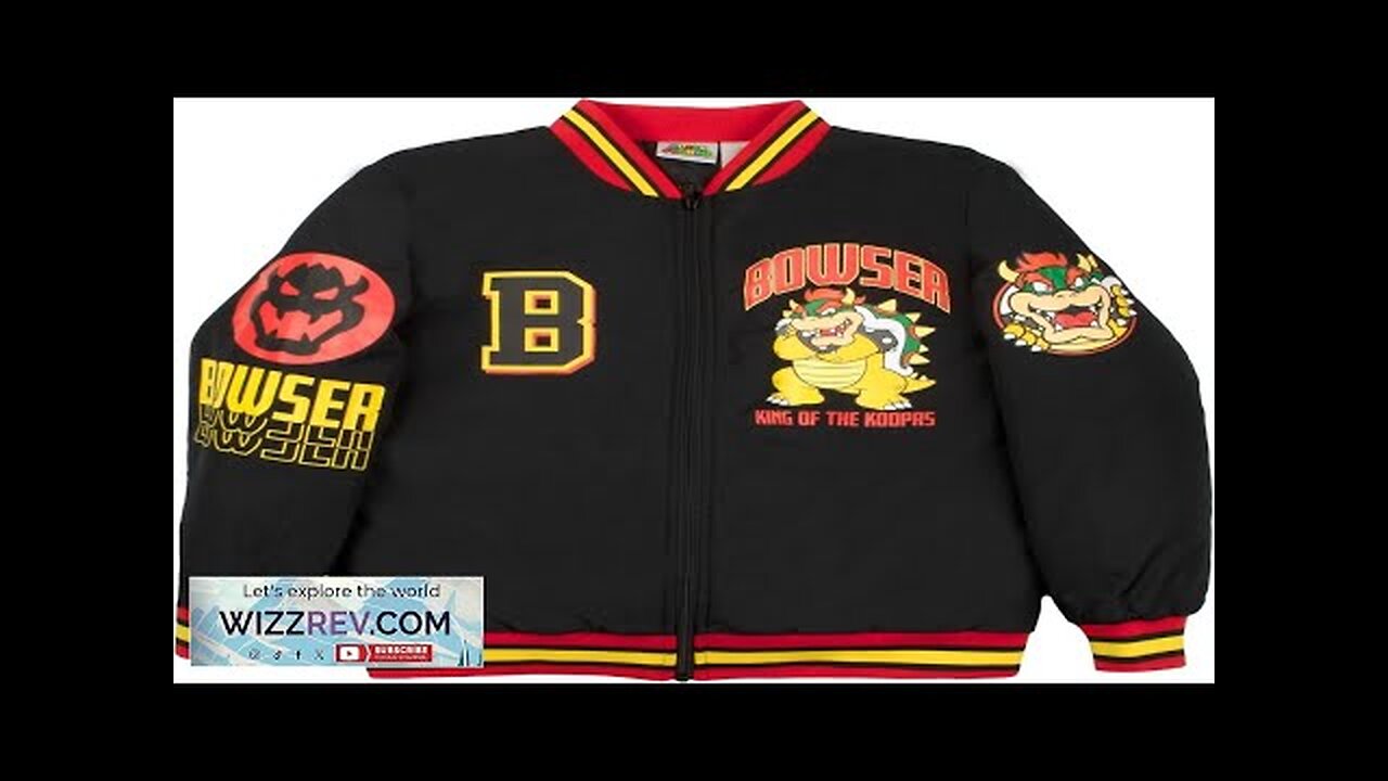 Nintendo Super Mario Bomber Jacket Mario and Luigi Bomber Jacket Review