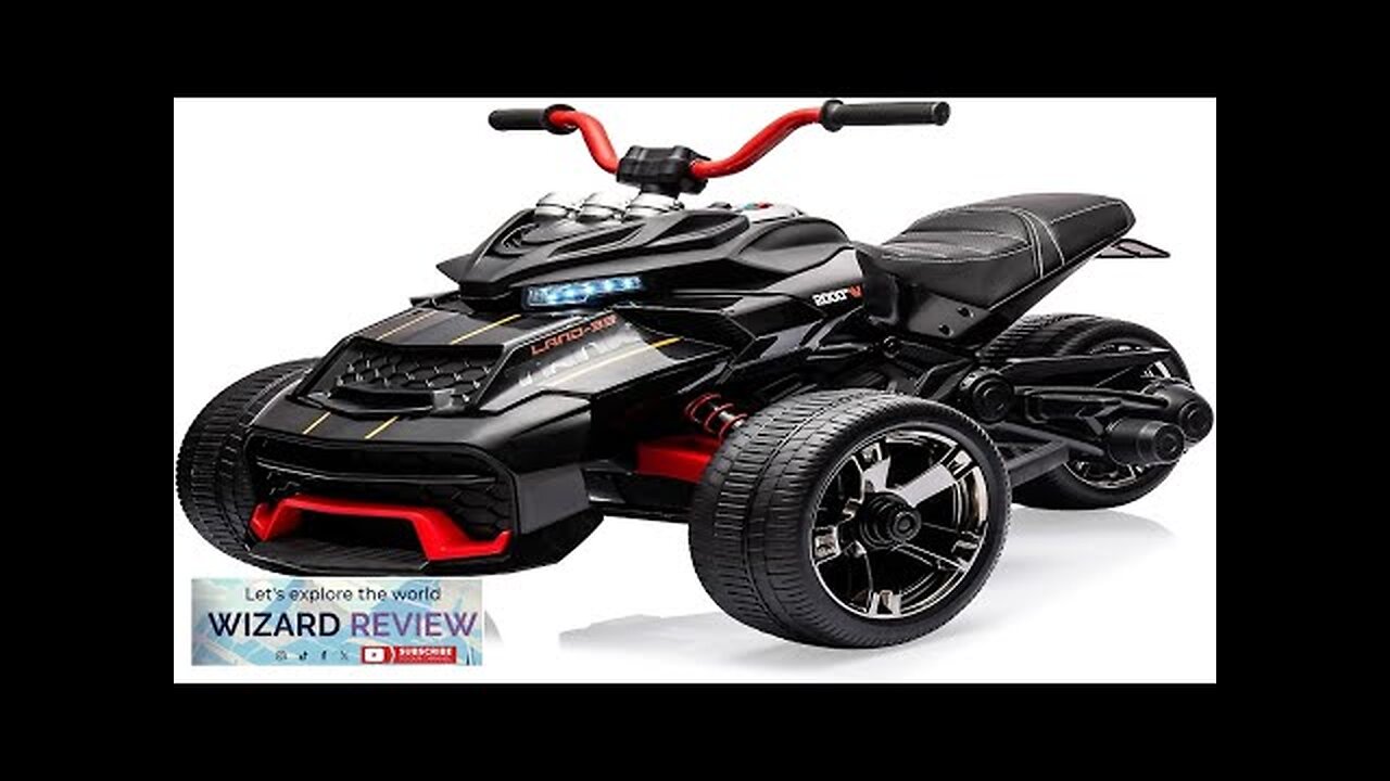 12V 3 Wheeler Ride On ATV Electric Motorcycle Battery Powered Electric ...