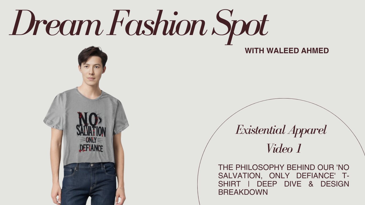 The Philosophy Behind Our 'No Salvation, Only Defiance' T-Shirt | Deep ...