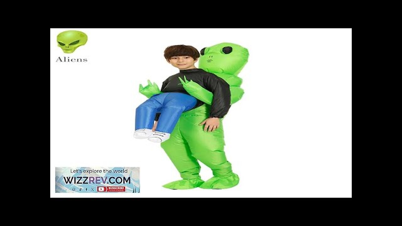 ET-Aliens Inflatable Costume Scary Monster Cosplay For Adult Kids ...