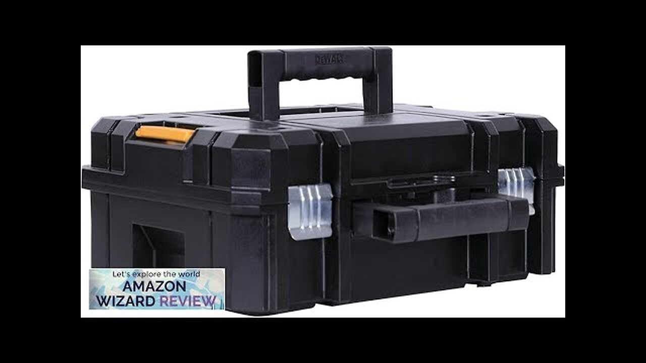 DEWALT TSTAK II Tool Box 13 Inch Flat Top Holds Review
