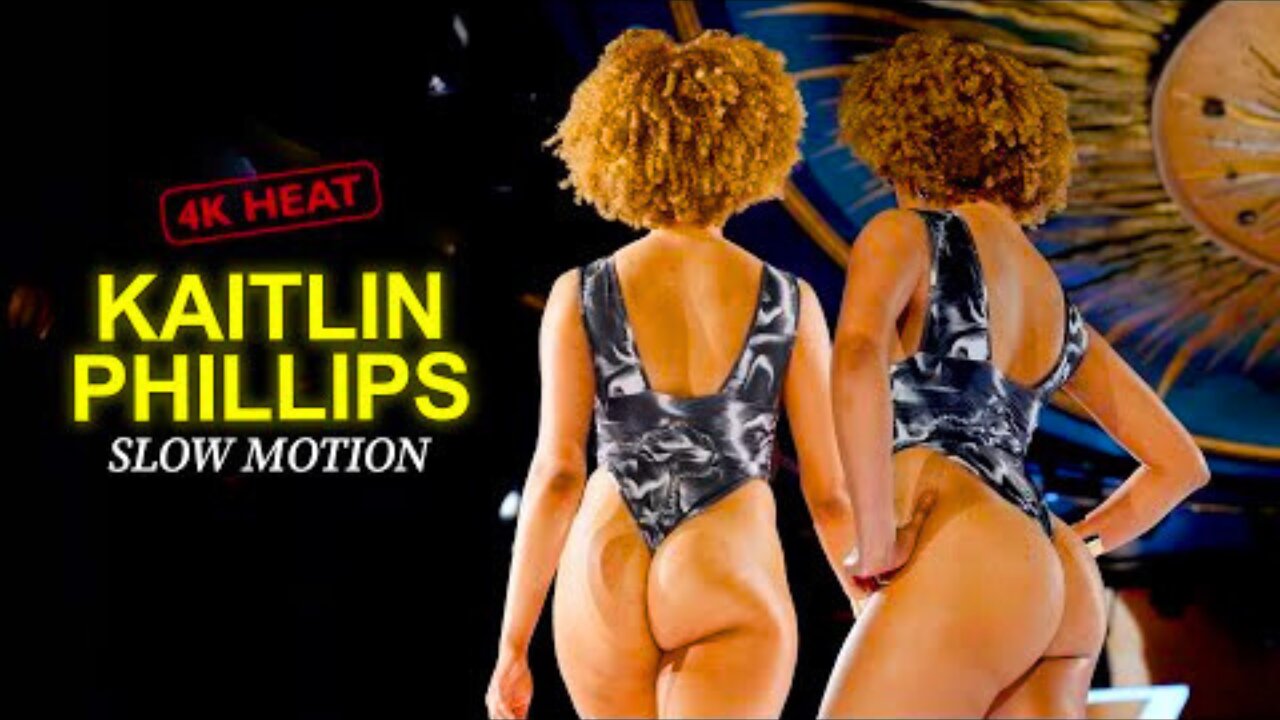 Kaitlin Phillips in SLOW MOTION | New York Fashion Week 2025 👠 (Breathtaking Runway!)