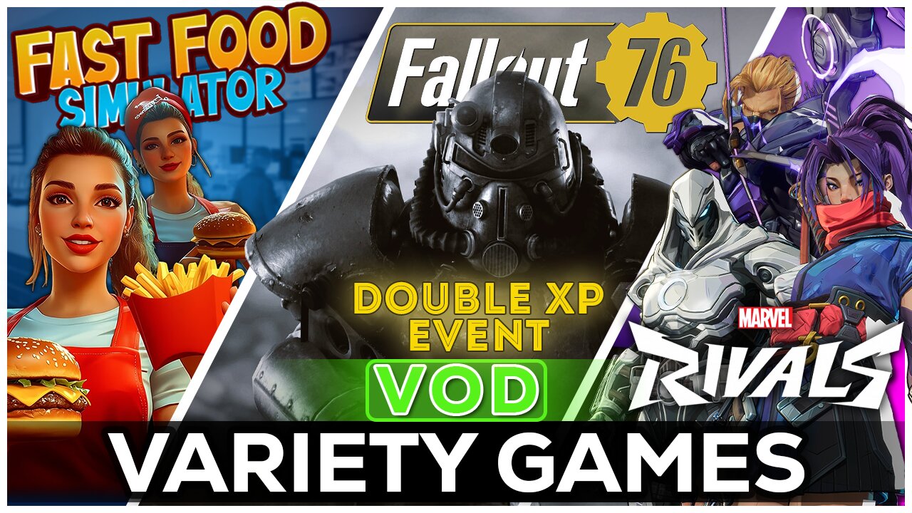 🔴LIVE IN 1440p! - Fast Food Simulator! - XP GRINDING IN FALLOUT 76 ...