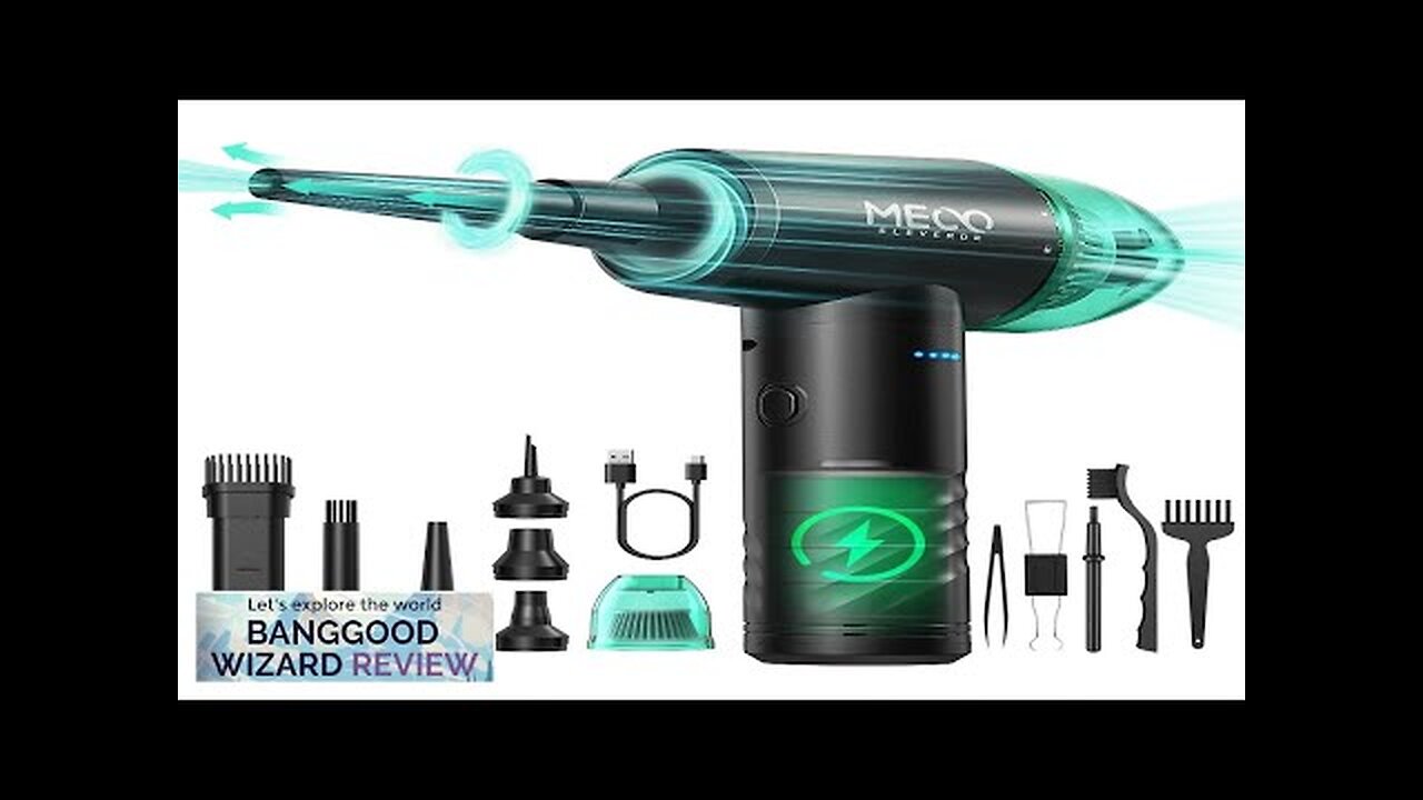 MECO ELEVERDE ME-CR1 Electric Compressed Air Duster & Vacuum Cleaner 4 ...