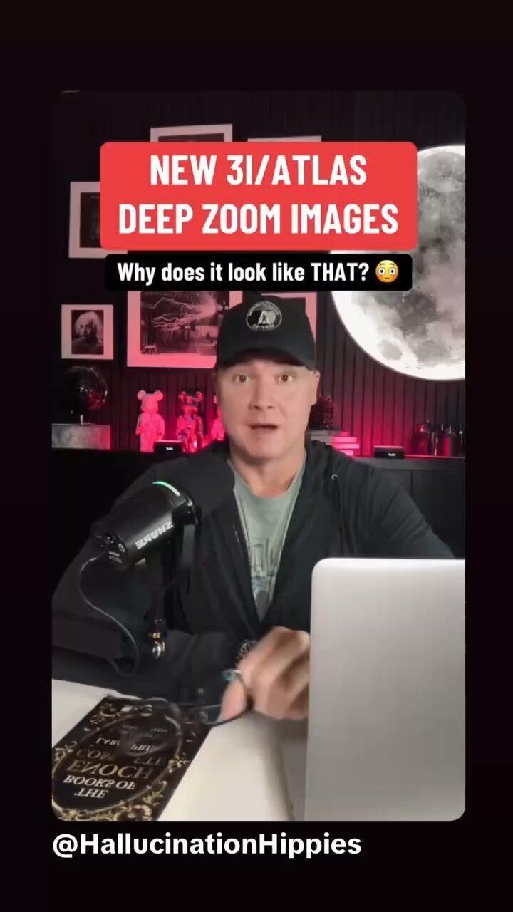 New 3i Atlas Deep Zoom Images Resembles The Image In The Fresco Of The ...