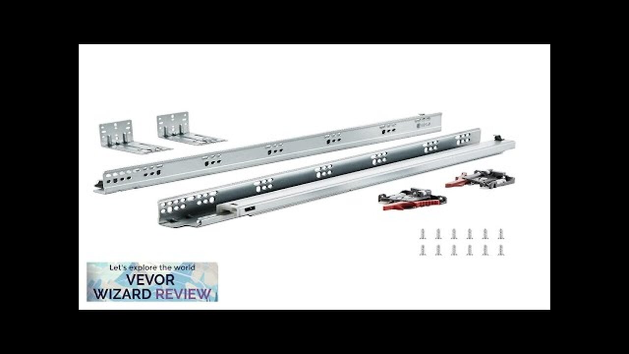 VEVOR 10 Pairs of 21 Inch Drawer Bottom Side Mount Rails Heavy Review