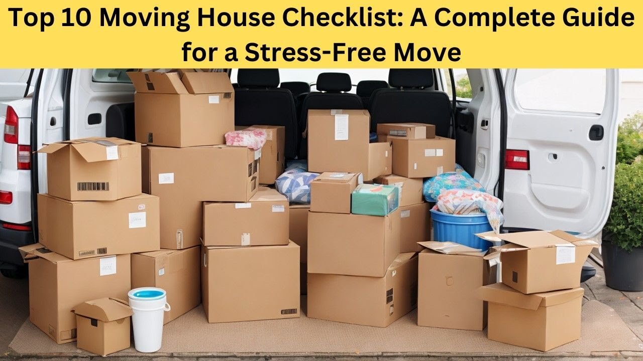 Top 10 Moving House Checklist A Complete Guide for a Stress Free Move