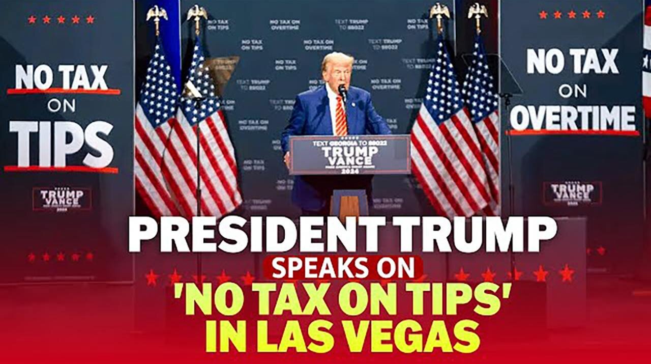 President Trump Holds His First Rally After Inauguration | No Tax On ...
