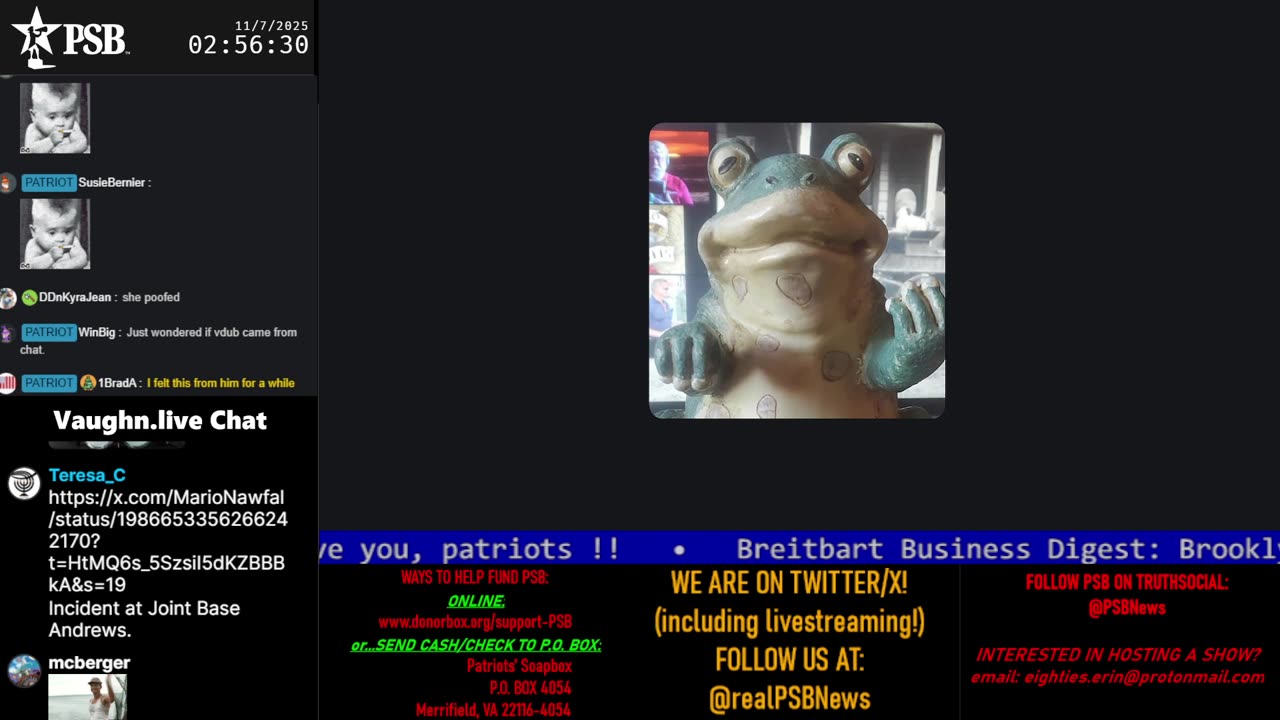 Patriots' Soapbox NEWS - LIVE 24/7!