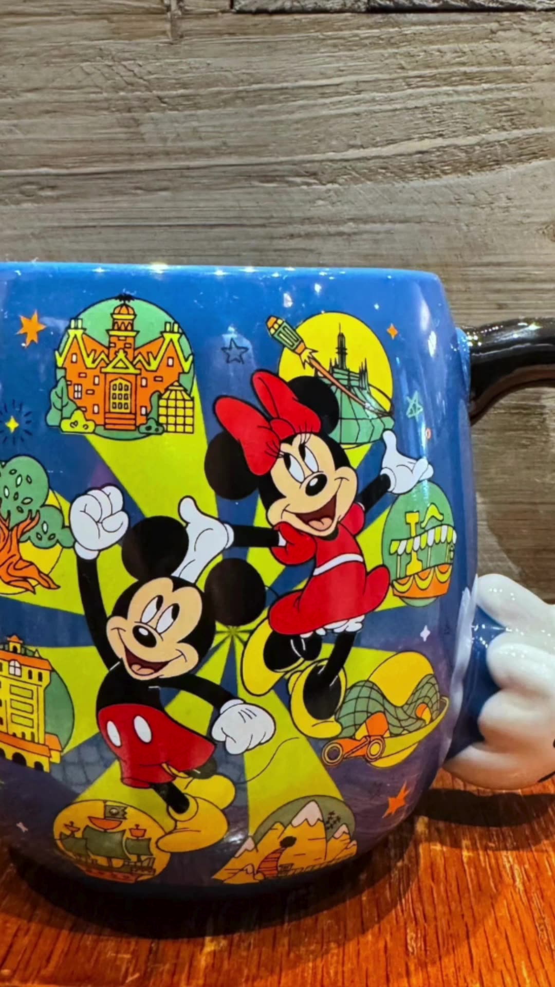Walt Disney World Four Parks Mickey Mouse Arm Ceramic Mug #shorts
