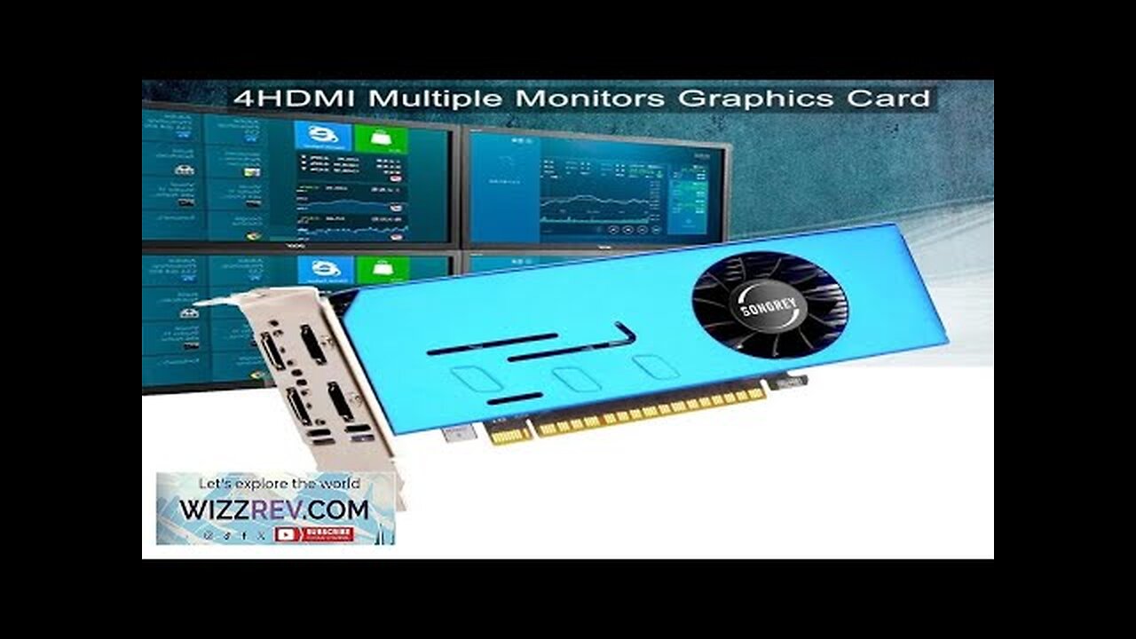 SONGREY Multi-monitor Graphics Card GTX1050 1050Ti 750 750Ti GT730 4 ...