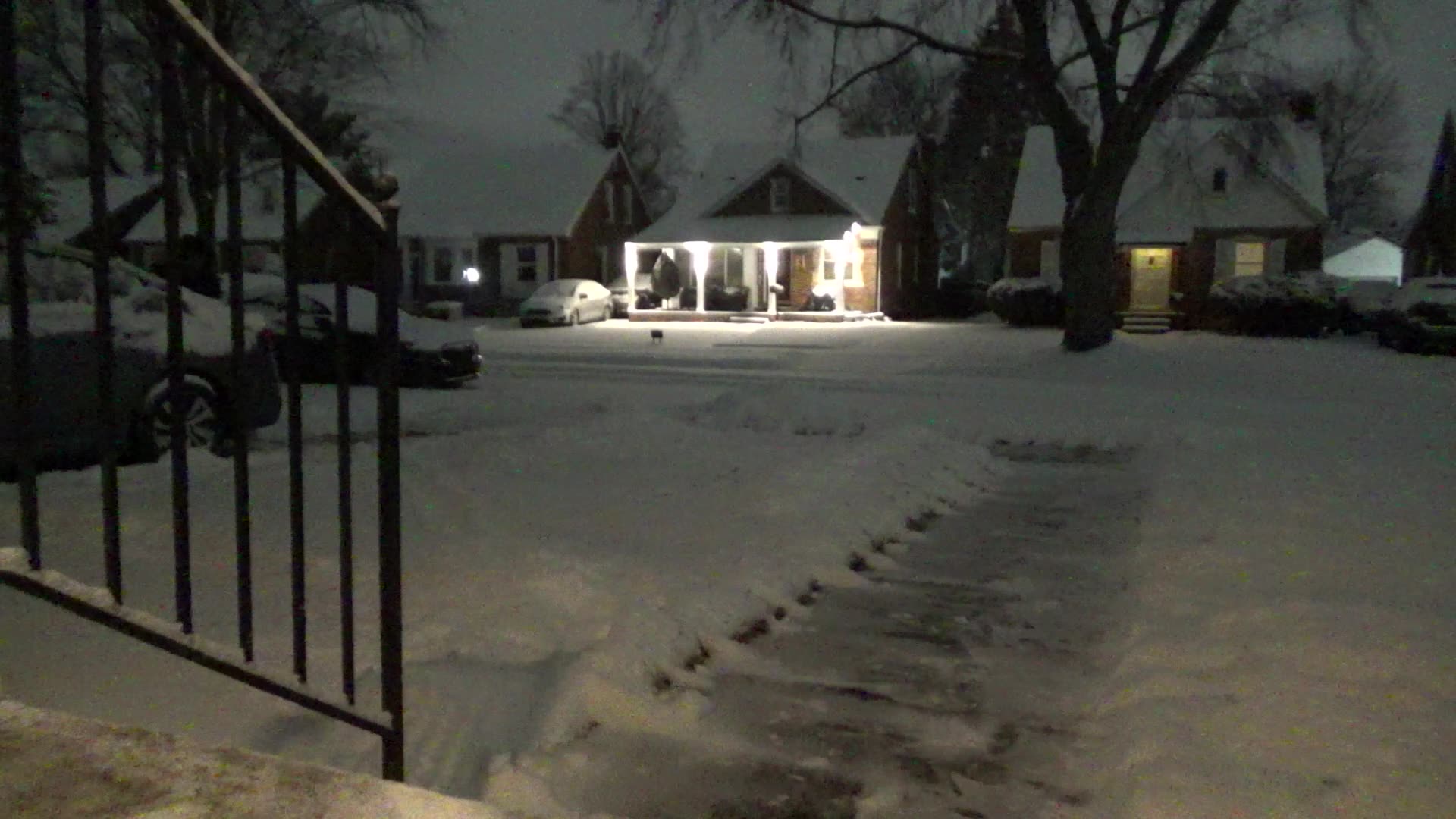 Joseph Normand Grinnell Shovels Snow, Dearborn, Michigan, February 13 ...