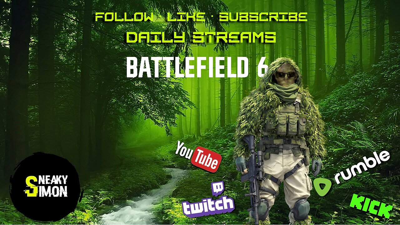 SNEAKY SIMON - Battlefield 6 weapon mastery🔴LIVE