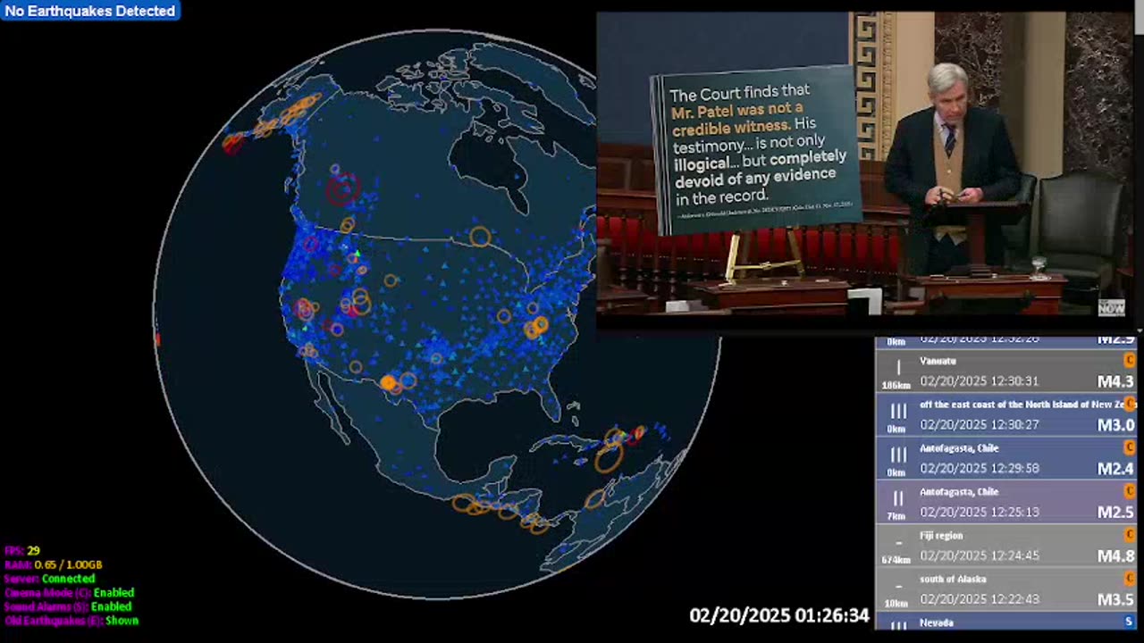 Live EarthQuake Detection and Jams