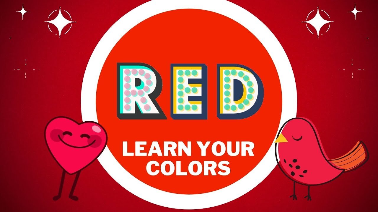 RED! : Learning Your Colors of the Rainbow for Preschool, Kindergarten ...