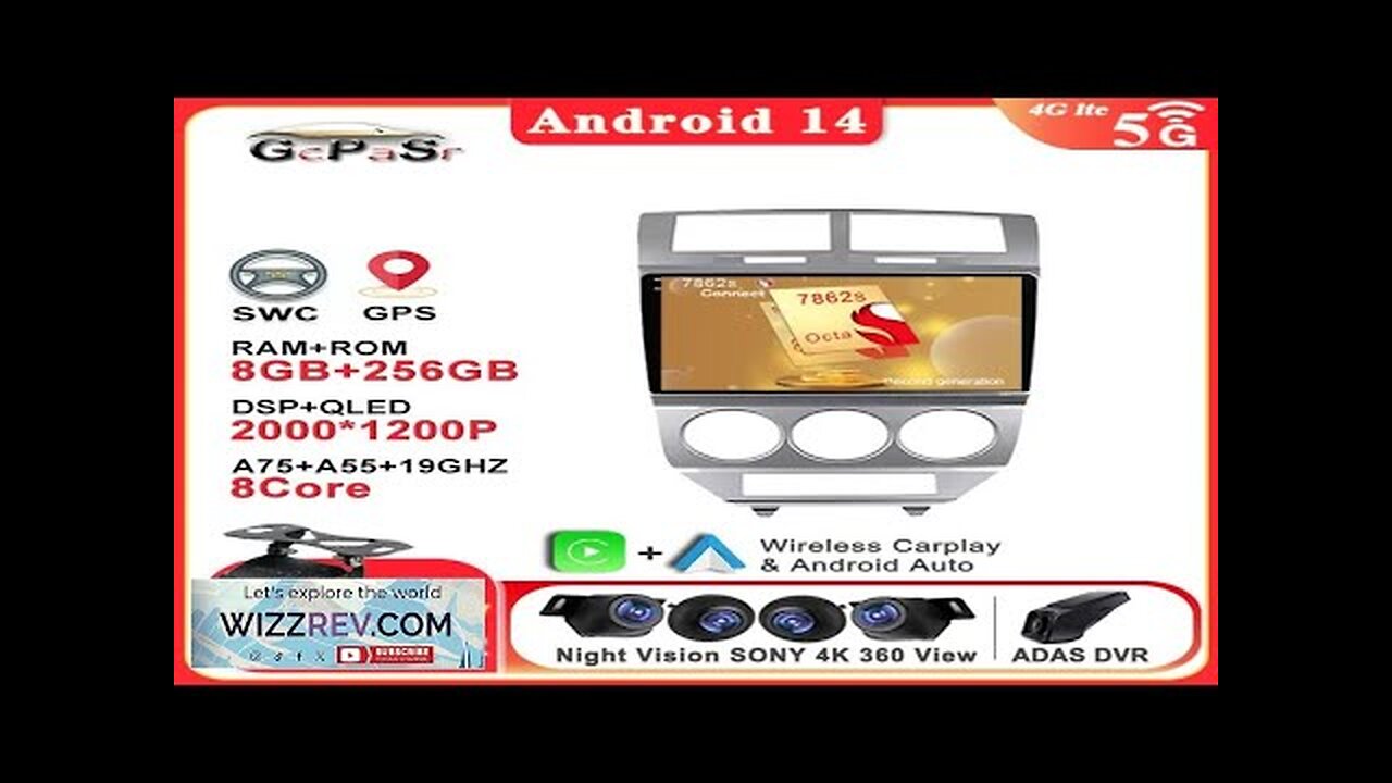 Android 14 Auto Radio For Dodge Caliber 2007 2010 Multimedia Car Review