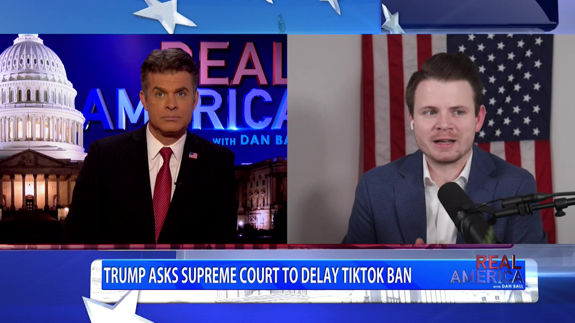 REAL AMERICA -- Dan Ball W/ Ryan Fournier, President Trump Opposes ...