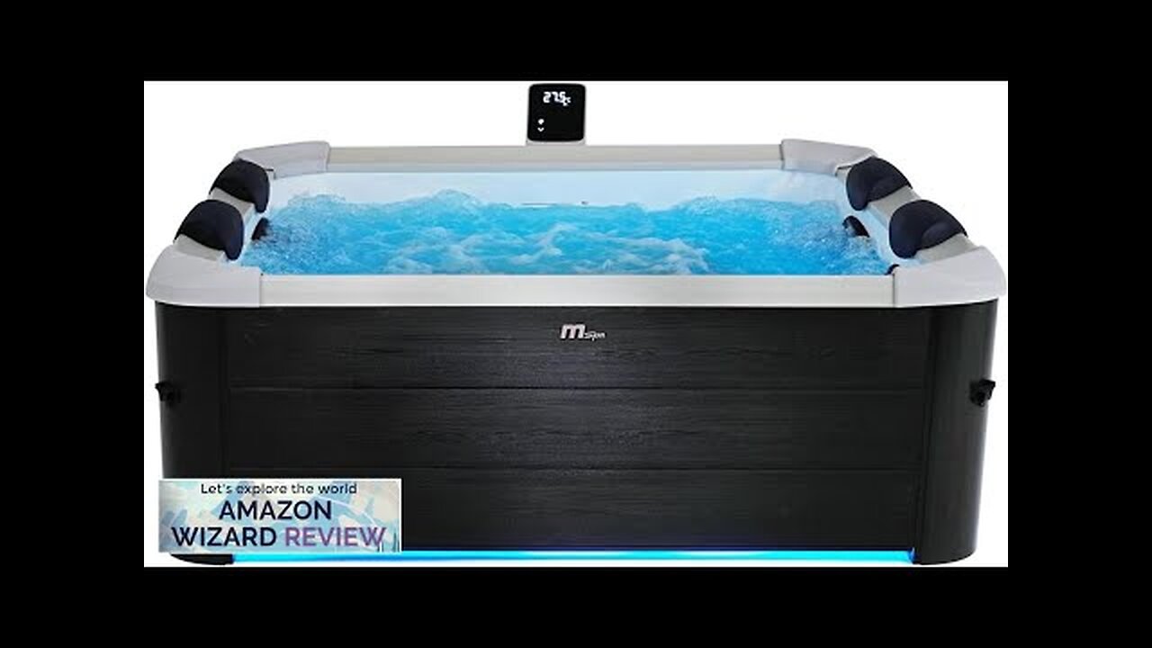 MSpa Oslo 6 Person Squared WiFi MSpa App Controlled Hot Tub Review