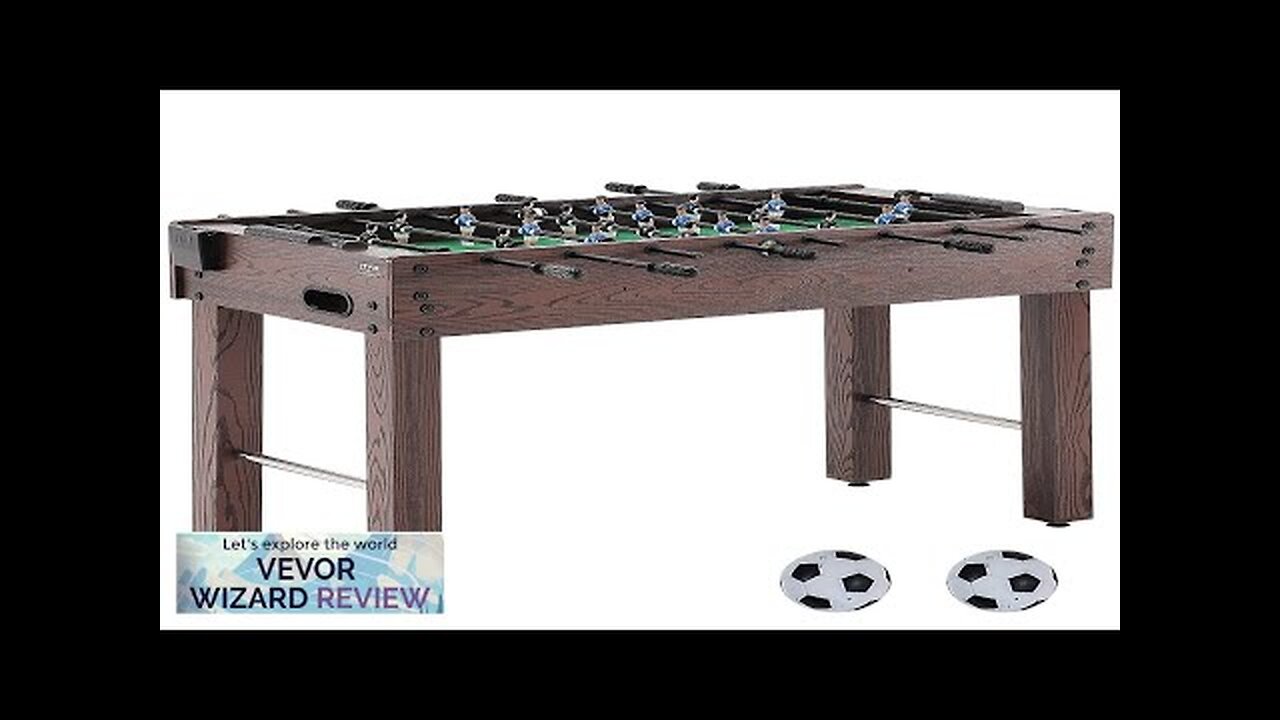 VEVOR Foosball Table 48 inch Standard Size Foosball Table Indoor Full ...