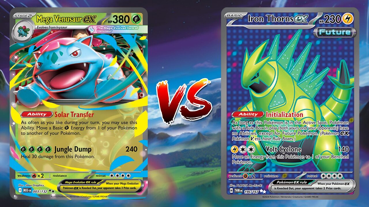 Pokemon TCG Live Mega Venusaur EX Ogerpon EX VS Iron Thorns EX!!