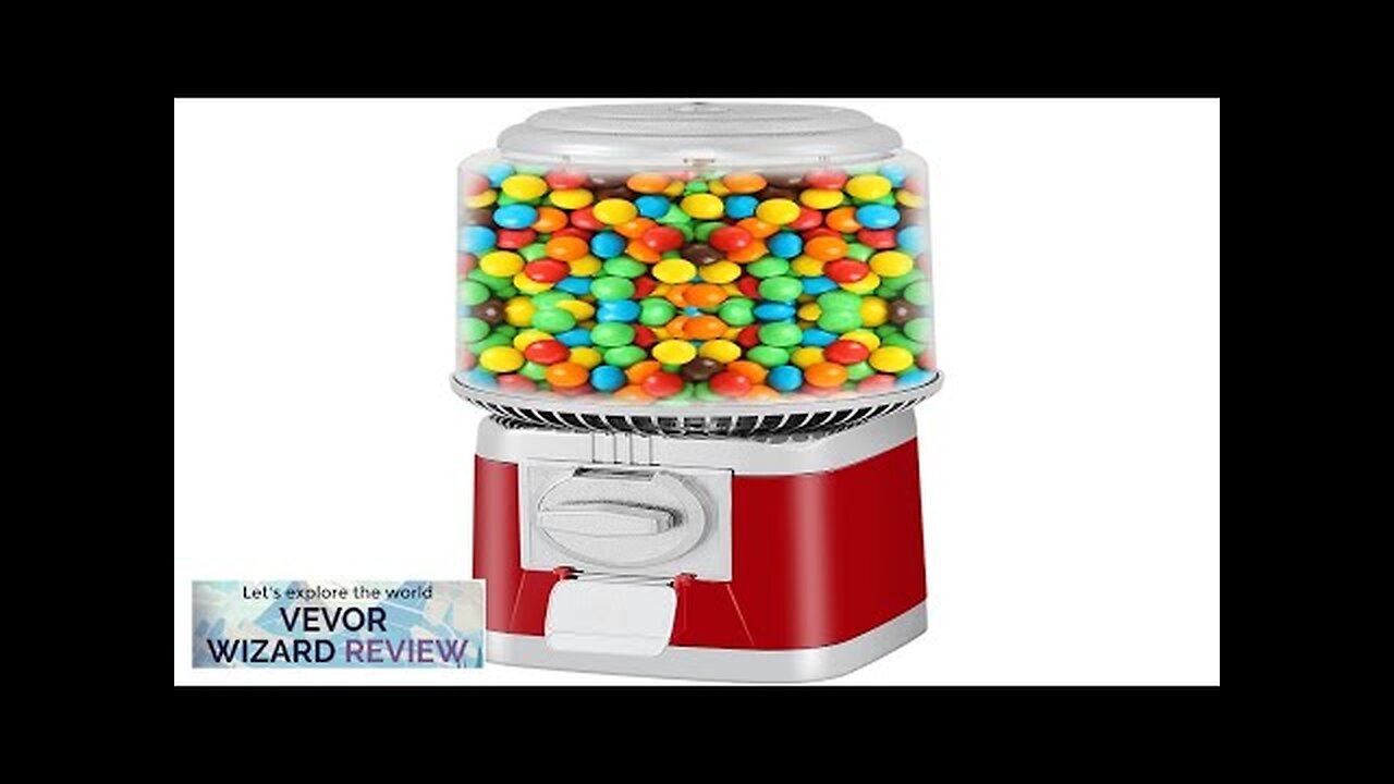 VEVOR Gumball Machine 1-inch Candy Vending Machine Commercial Gumball ...