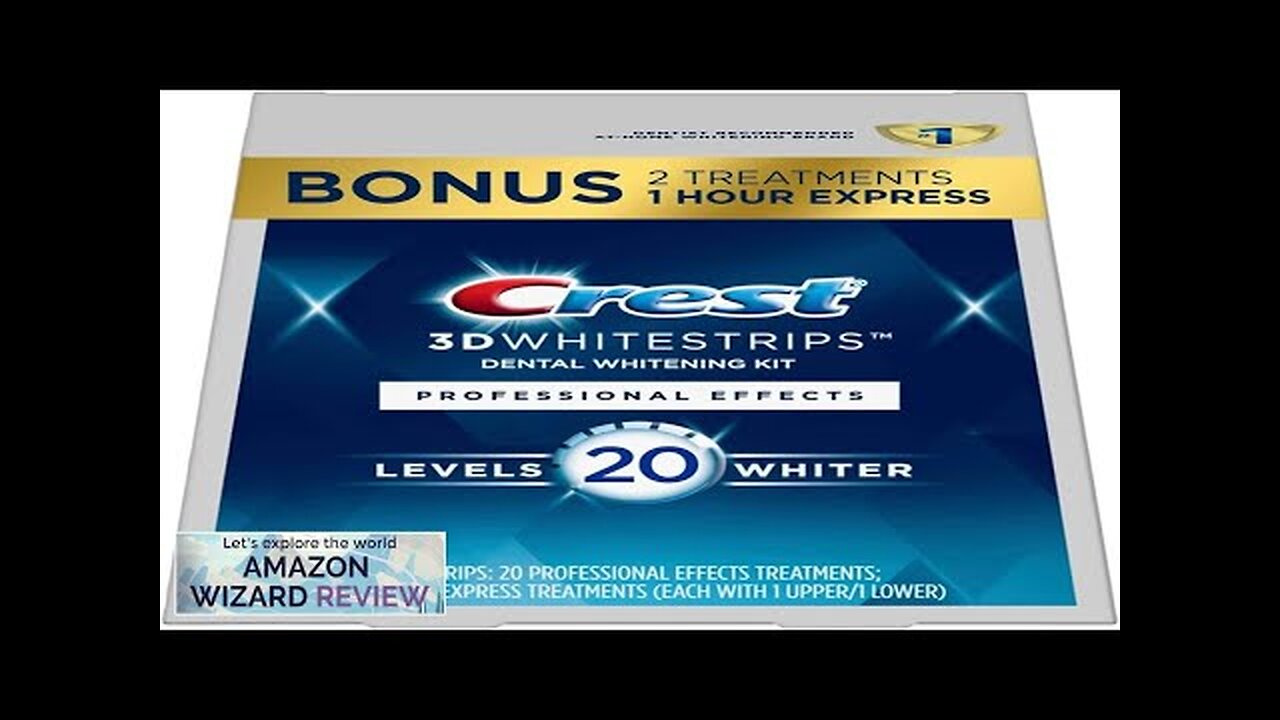 Crest 3D Whitestrips Professional Effects Teeth Whitening Strip Kit 44 ...