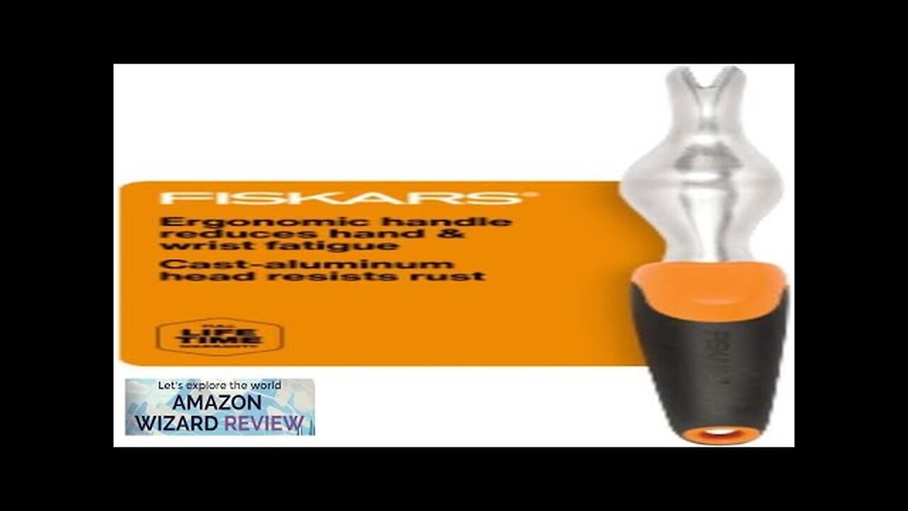 Fiskars Ergo Weeder Heavy Duty Gardening Hand Tool with Hang Hole Review