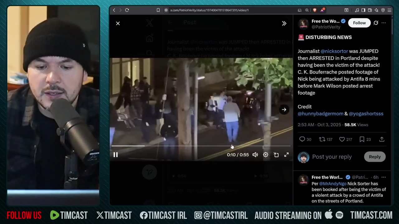 Conservative Reporter ARRESTED After Antifa ATTACKED HIM, Trump MUST ...