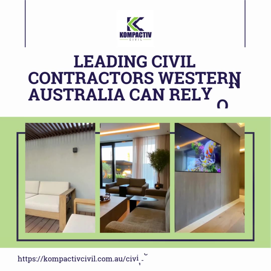 Leading Civil Contractors Western Australia Can Rely On
