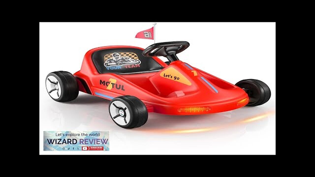 SAT ONE Electric Go Kart 12V Ride on Car Quick Assembly Flashing Review