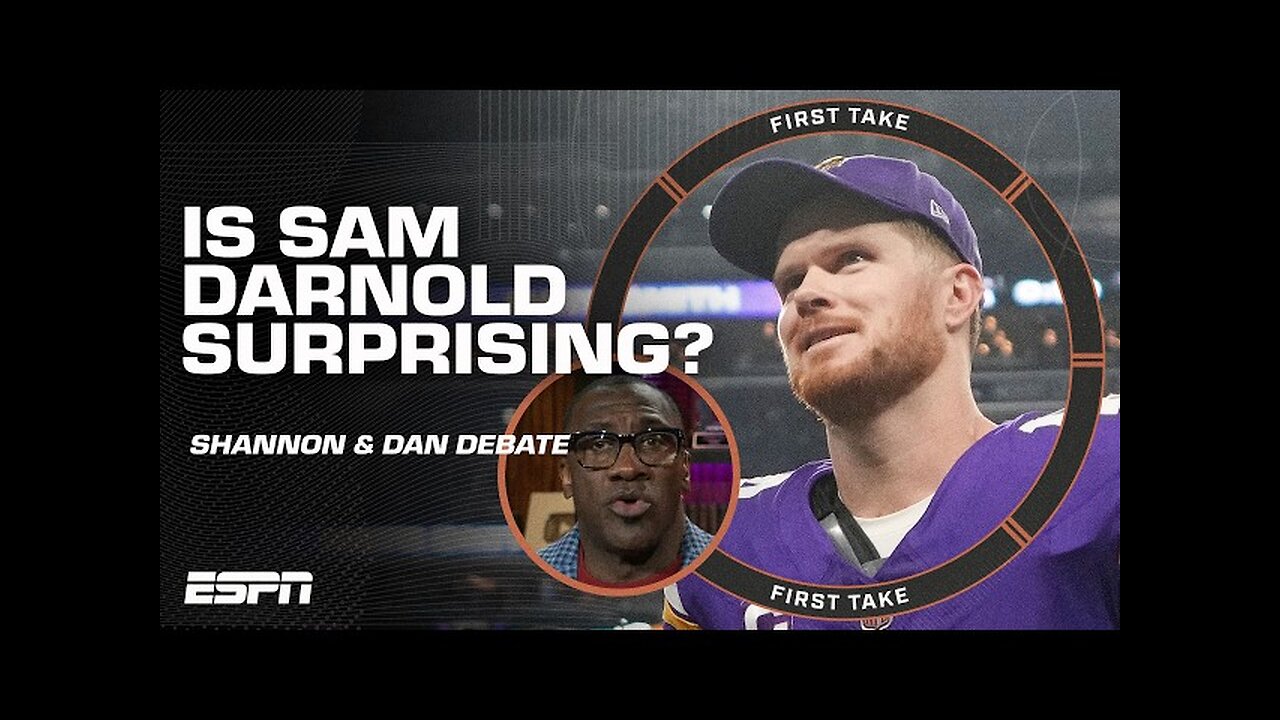Shannon Sharpe has been SURPRISED by Sam Darnold's success 🗣️ 'I WOULDN ...