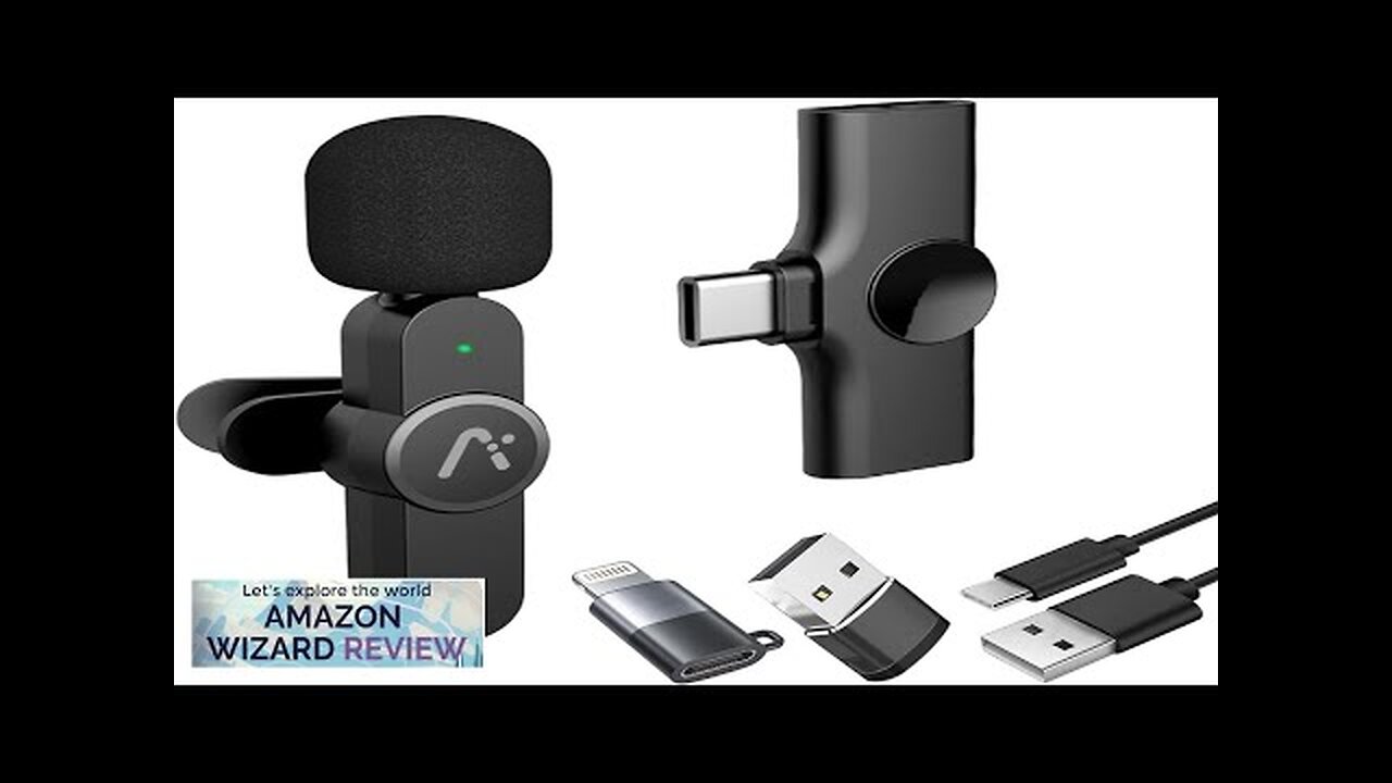 Wireless Clip Mic Wireless Lavalier Microphones Lapel Clip-on ...