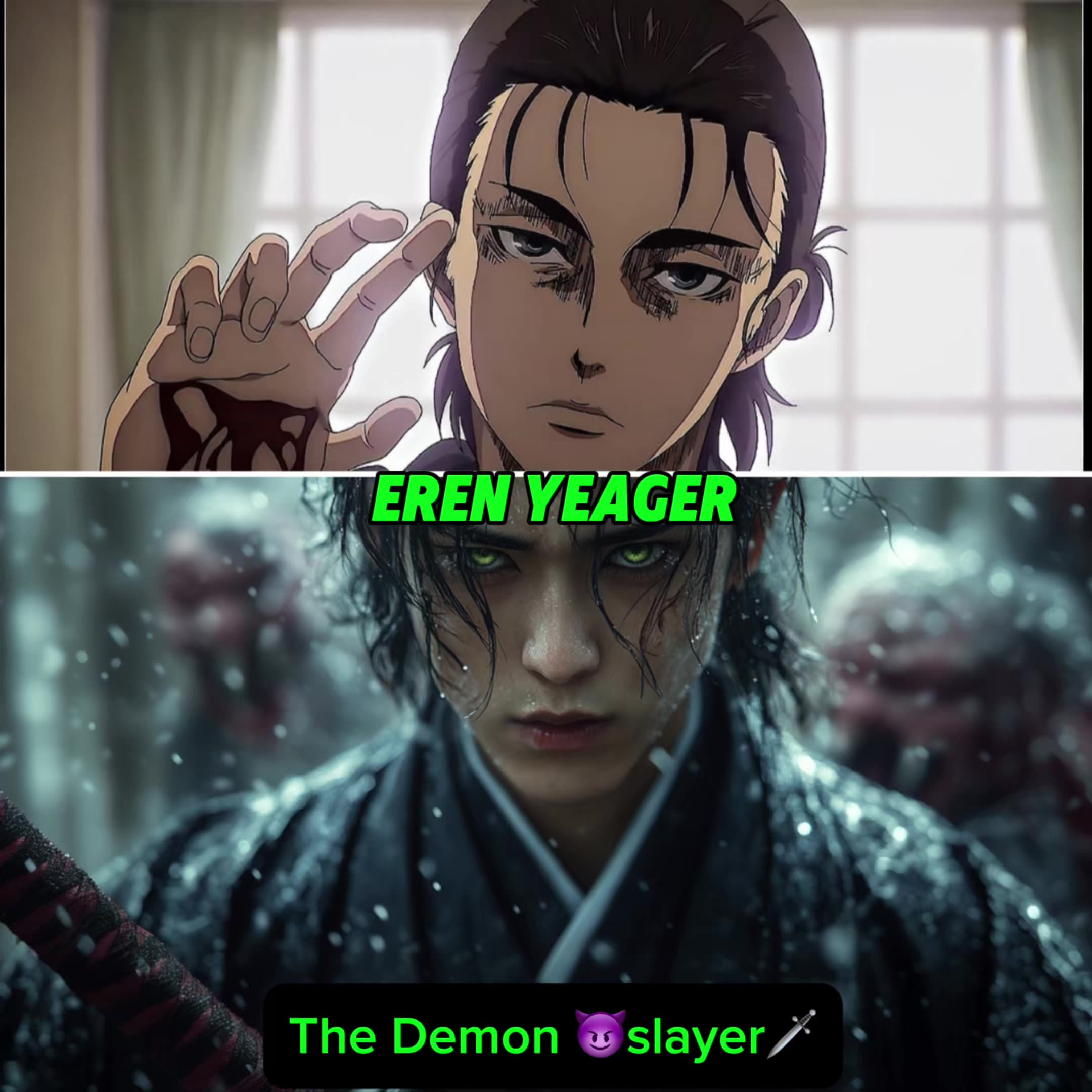 Eren Yeager the Demon 😈 Slayer 🗡️