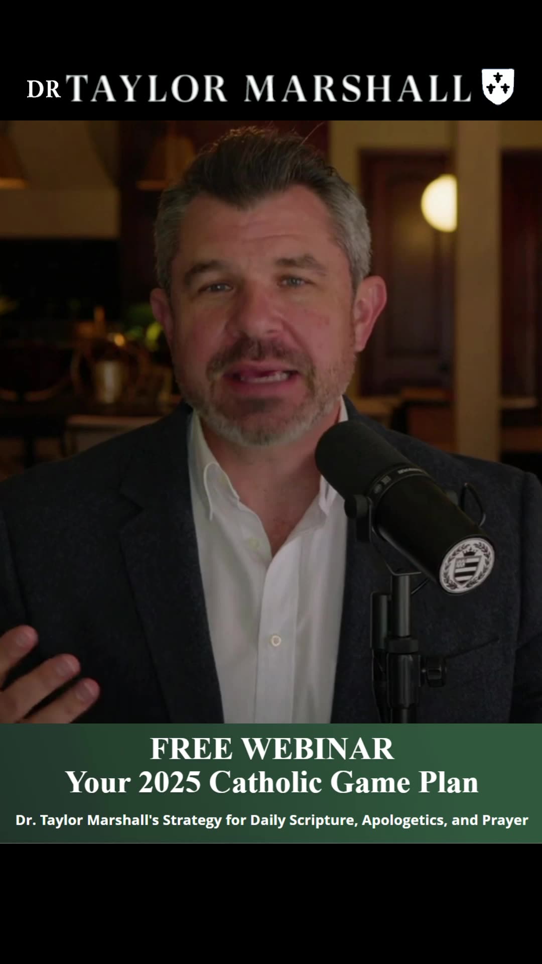 FREE WEBINAR: Your 2025 Catholic Game Plan