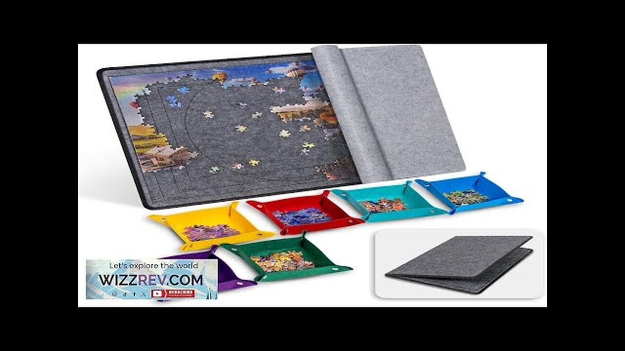 Becko US Jigsaw Puzzle Board with 6 Sorting Trays & Felt Cover Review