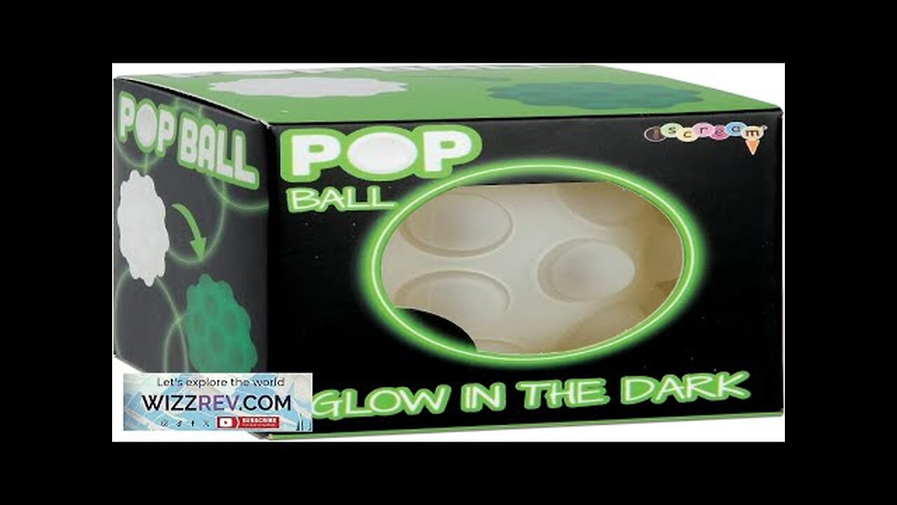 iscream Fidget Fun 2.5" Popper Ball for Calm and Focus Glow Review