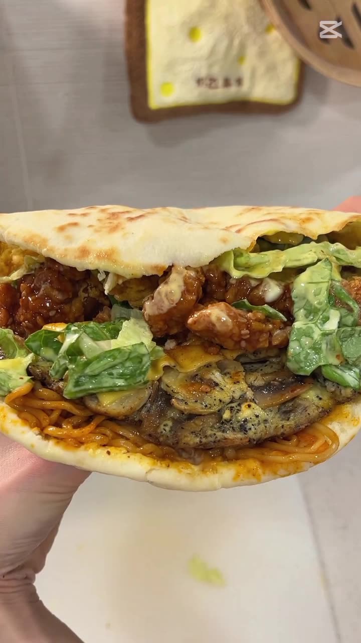 Late Night Binge-Watching with Burgers and Fried Chicken