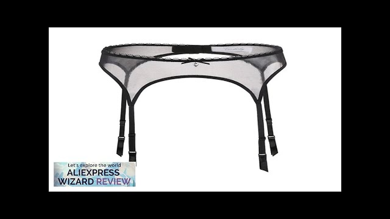 Women's Sexy Lingerie Lace Garter Suspenders Transparent Underwear ...