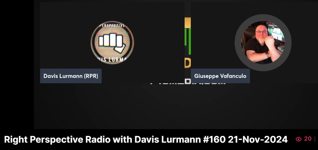Davis Lurmann with GMan 11-21-24 White Trashonalist & Dave Gahary's nipples