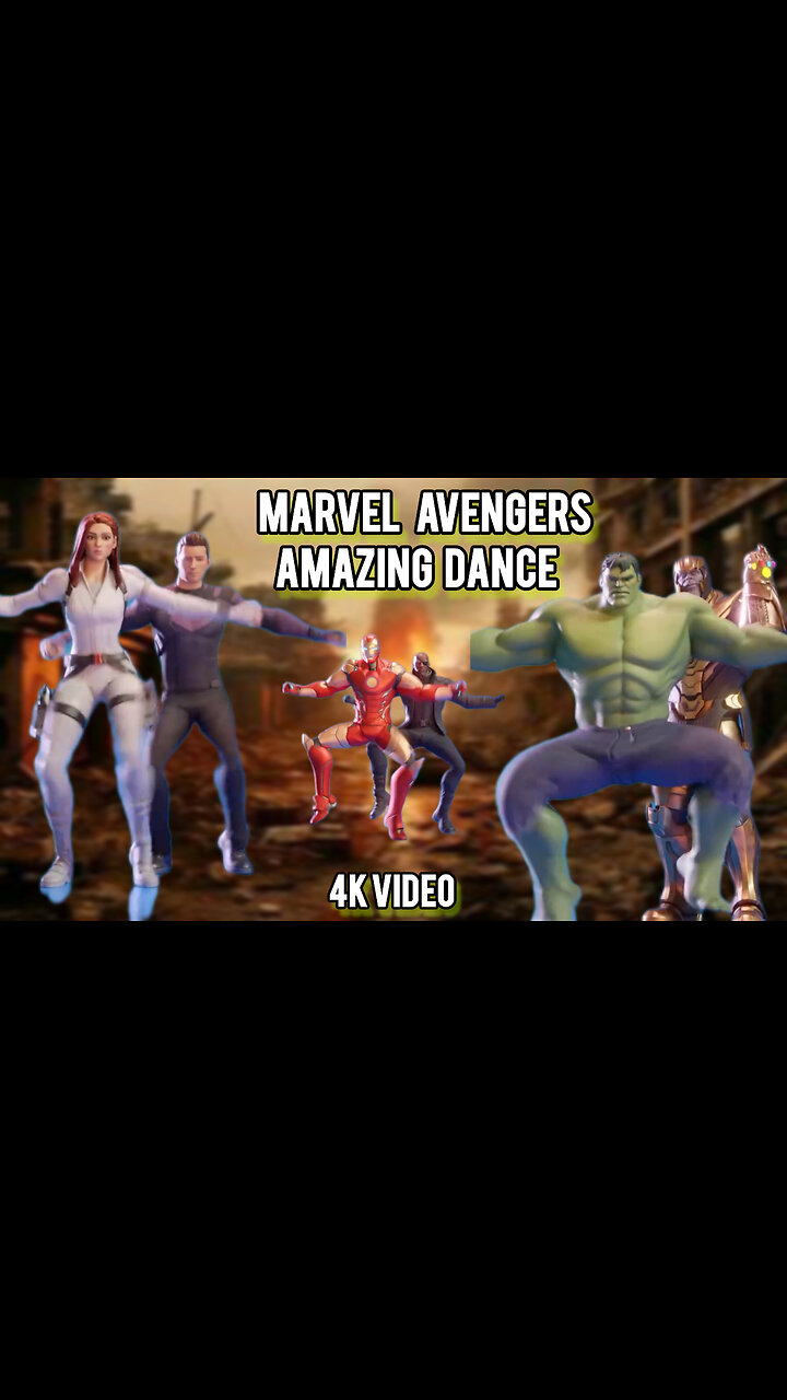 Marvel Avengers Amazing Dance😱🔥 #rumble #youtube #viral #shorts