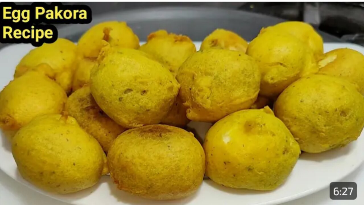 Easy Egg Pakoda | अंडा पकोड़ा बनाने की विधि | Crispy Anda Pakoda | Egg ...